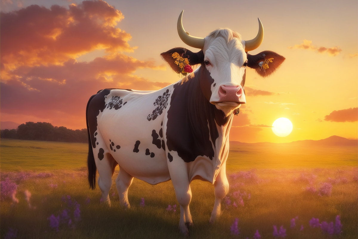 Dukhiya and the Enchanted Cow: A Folktale of True Wealth - Folklore ...