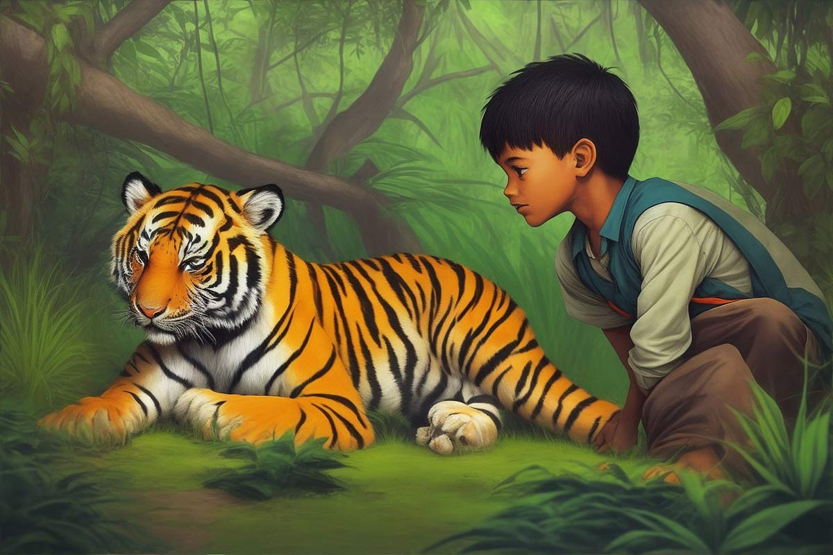 Whispers of the Wild: The Folktale of Ravi and the Tiger - Folklore ...